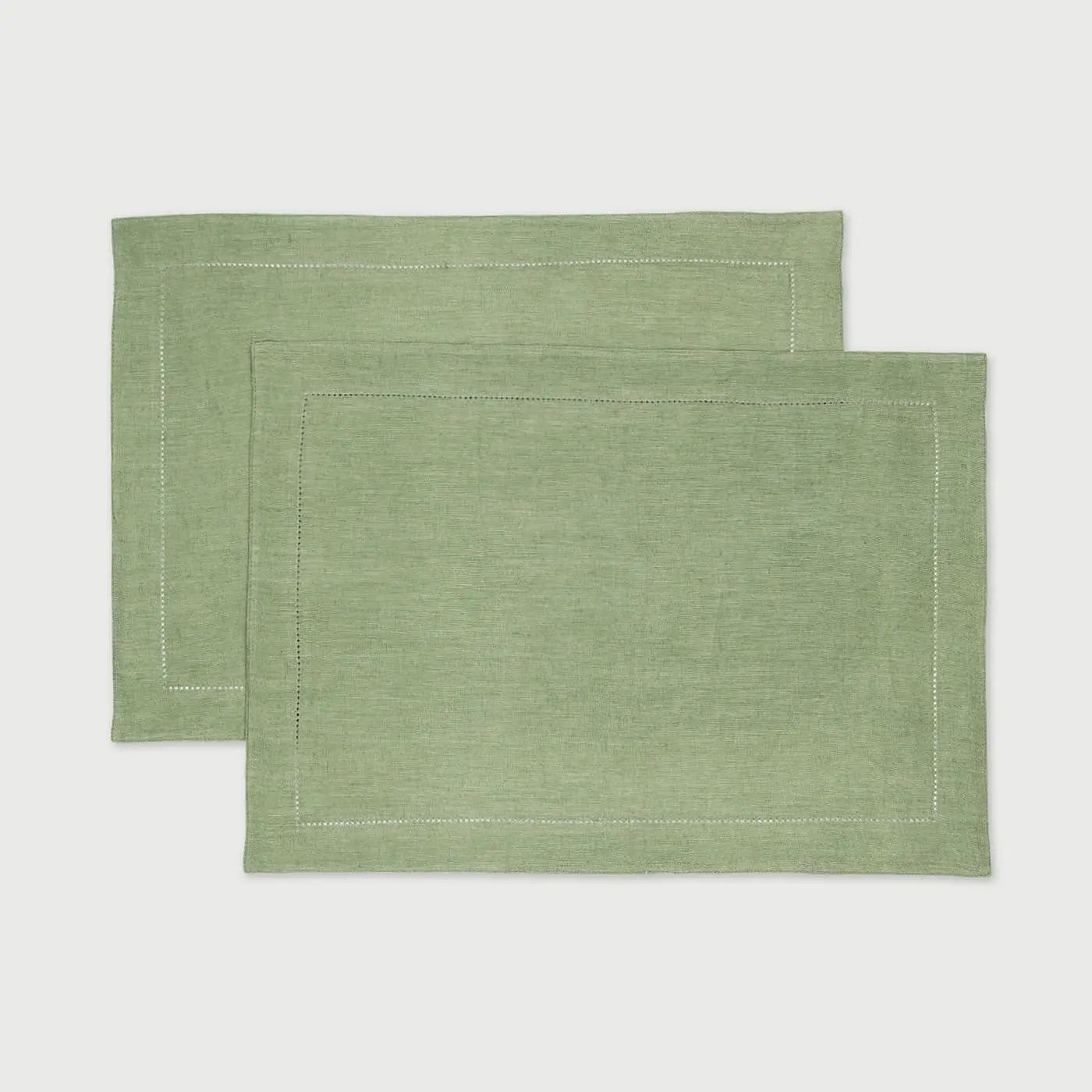 Fern Linen Table Mats-Set of 2 | Premium Home Textiles in India