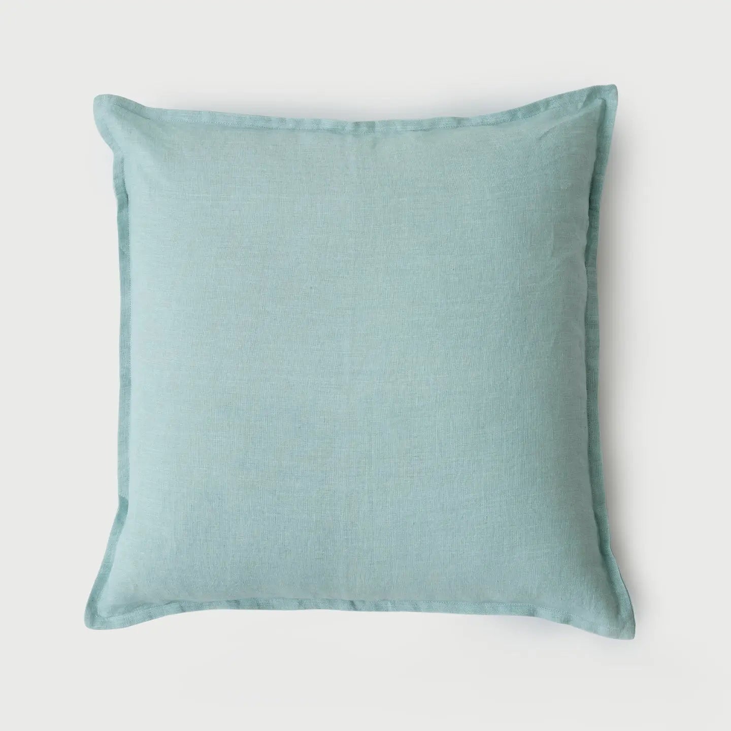 Powder Blue Linen Euro Sham | Premium Home Textiles in India
